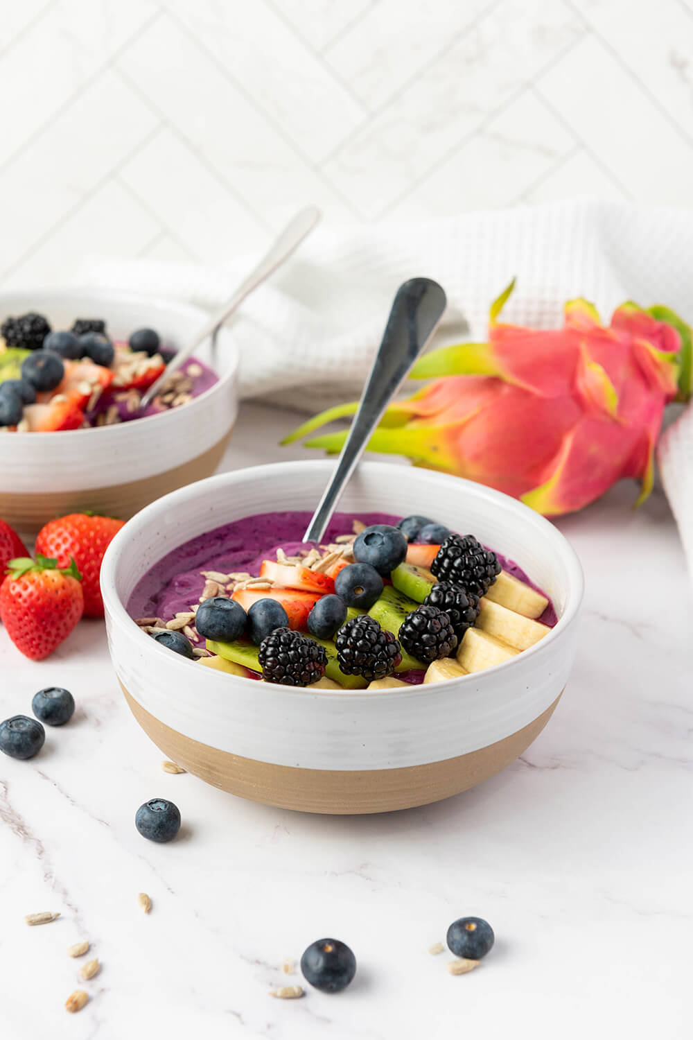 Smoothie Bowl - Golden Brown Bites